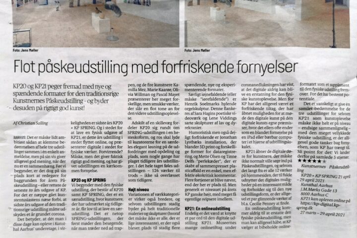 Presseomtale 2021 - Kunstnernes Påskeudstilling